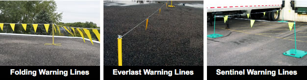 Visual Warning Line Systems from Garlock Safety Systems on AECinfo.com