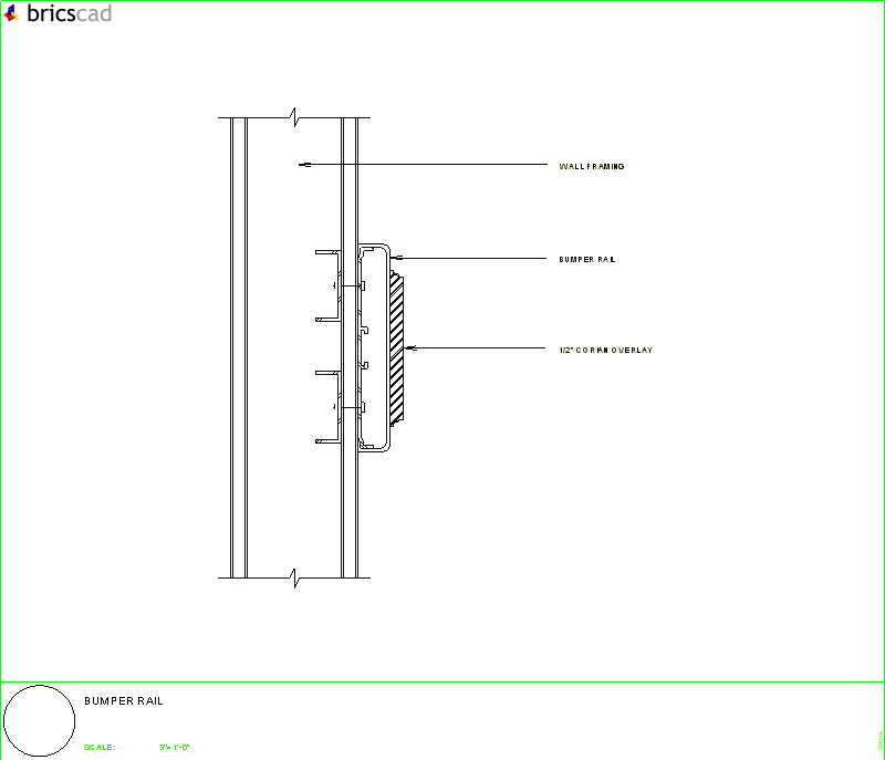 Bumper rail detail. AIA CAD Details--zipped into WinZip format files ...