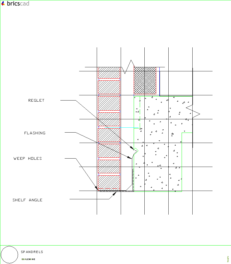 Spandrels. AIA CAD Details--zipped into WinZip format files for faster ...