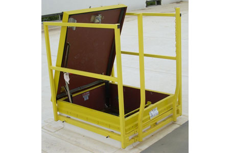 AECinfo.com News: Caged Roof Hatch Safety Grab Bars from LadderPort