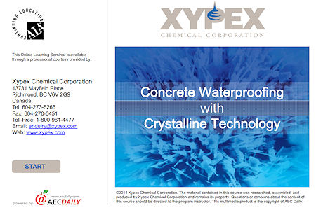 AECinfo.com News: Concrete Waterproofing with Crystalline Technology