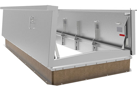 AECinfo.com News: Equipment Roof Hatch, Double Leaf