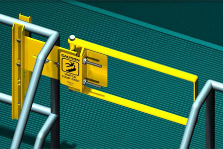 AECinfo.com News: FabEnCo A-Series: The Original Self-Closing Safety Gate
