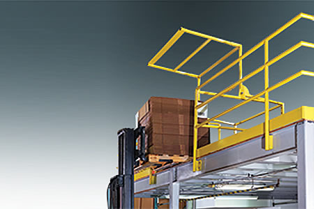 Pivoting Mezzanine Safety Gate Global Industrial™ Mezzanine Safety