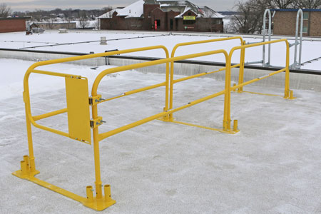 AECinfo.com News: Fixed Rooftop Ladder Guards