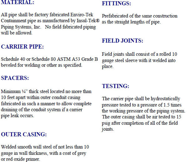 Insul-Tek® Interior Fuel Oil Containment Piping from Insul-Tek Piping ...