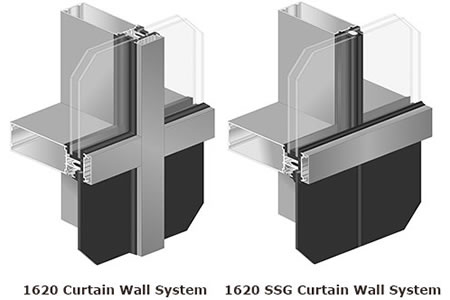 AECinfo.com News: Kawneer'2s New 1620/1620 SSG Curtain Wall System ...