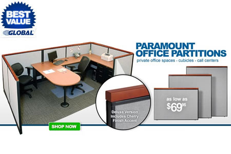 AECinfo.com News: Paramount Office Partition - Standard & Deluxe
