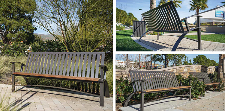 New Ashton™ Pedestal Bench from Thomas Steele on AECinfo.com